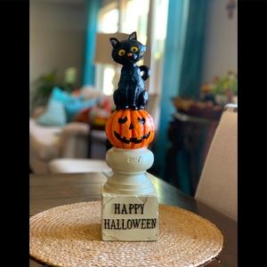 Holiday | Halloween Black Cat Table Decor Nwt | Poshmark